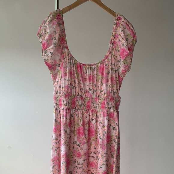 LoveShackFancy | Dresses | Loveshackfancy Pink Floral Dress | Poshmark